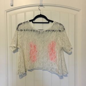 The Langford Line | Tops | Country White Lace Cropped Top S | Poshmark